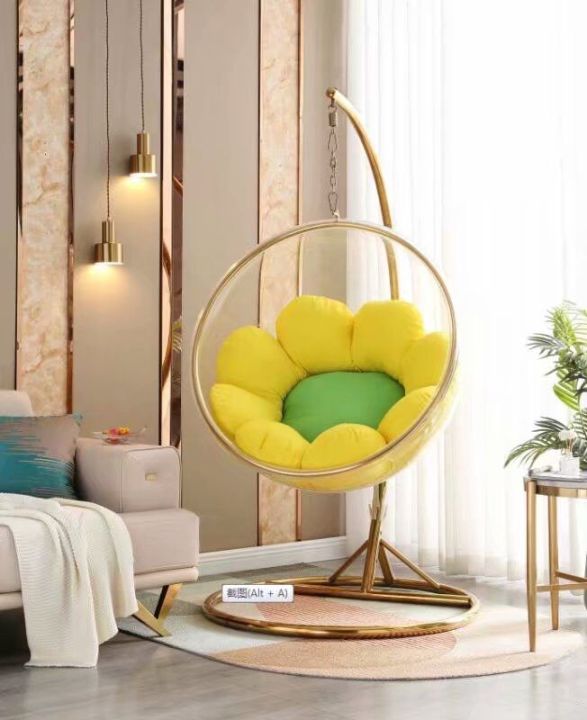 Creative transparent bubble chair online celebrity glass hanging chair ...