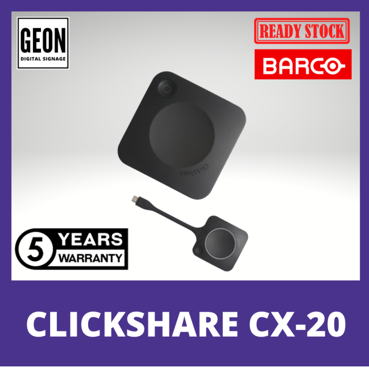 BARCO ClickShare CX-20 Wireless Conferencing System | Lazada