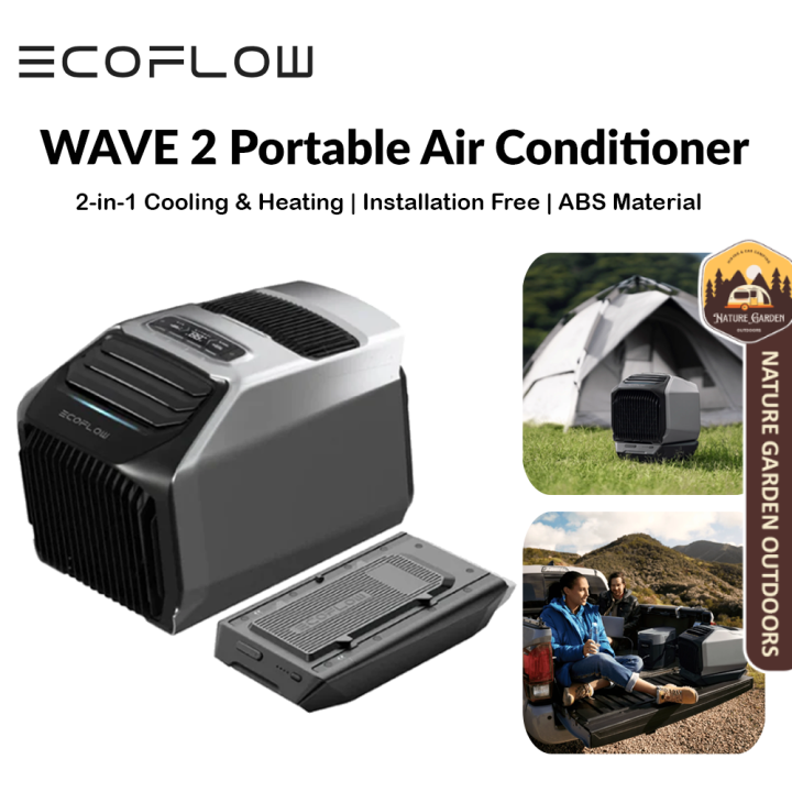 EcoFlow WAVE 2 Portable Air Conditioner 2-in-1 Fast Cooling & Heating ...