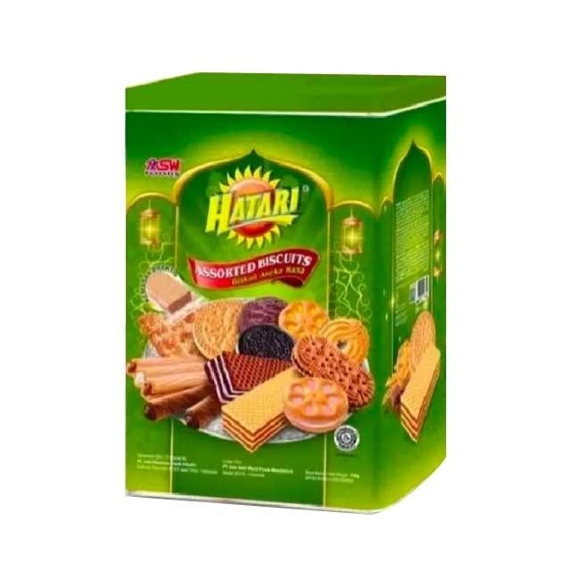 Hatari Biscuits Aneka Rasa Kemasan Kaleng Segi 650 gr & Bulat 350 gr ...