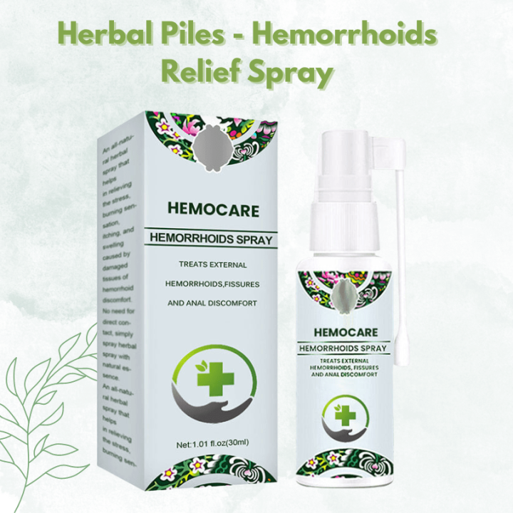 Natural Herbal Hemorrhoids Spray hemorrhoids treatment cream remover ...