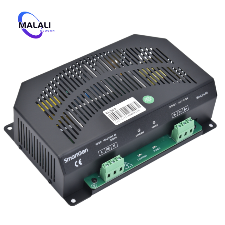 SmartGen BAC2410 24V 10A Generator Battery Charger Auto Intelligent ...