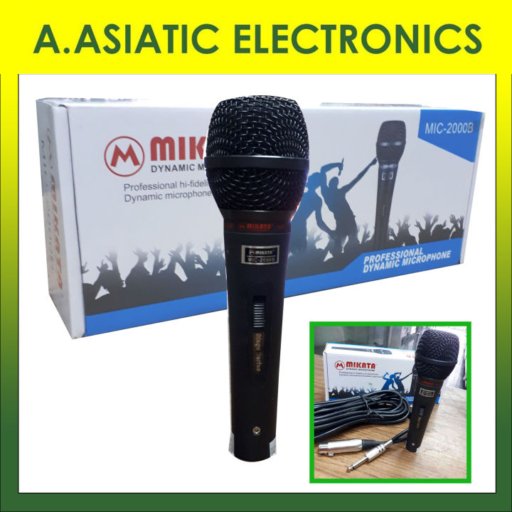 Mikata (MIC-2000B) Dynamic Wired Microphone | Lazada PH