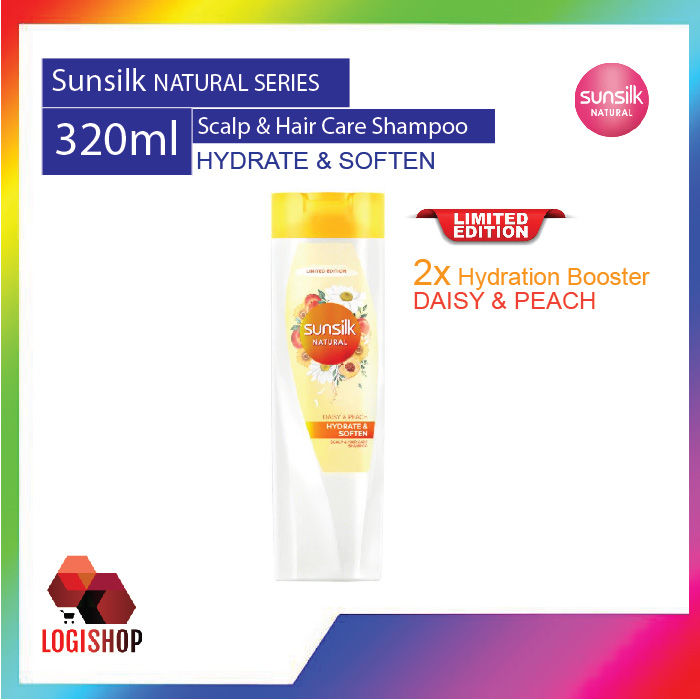 [LOGISHOP]Sunsilk NATURAL Daisy & Peach Shampoo 320ml | Lazada