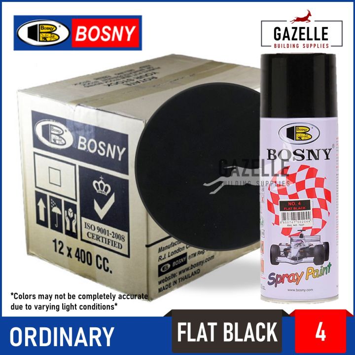 Bosny 100% Acrylic Spray Paint Solid Color 4 / 39 / 40 / 68 / 190 / 191 ...