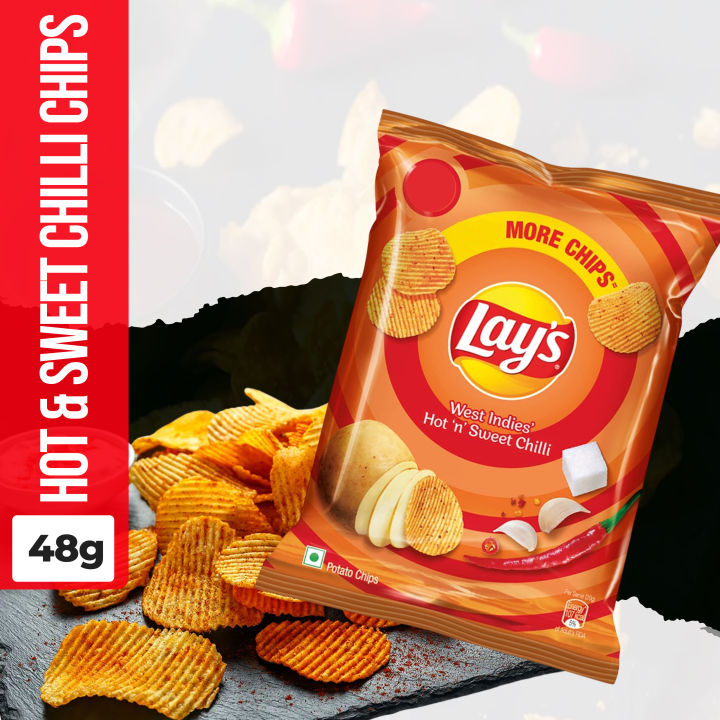 Lays West Indies' Hot 'n' Sweet Chilli 48g | Lazada PH