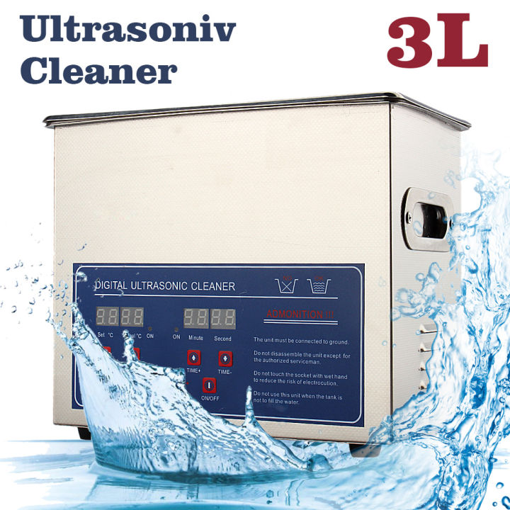 Digital Ultrasonic Cleaner Easy To Operate Large Fast 3L Ultrasonic ...