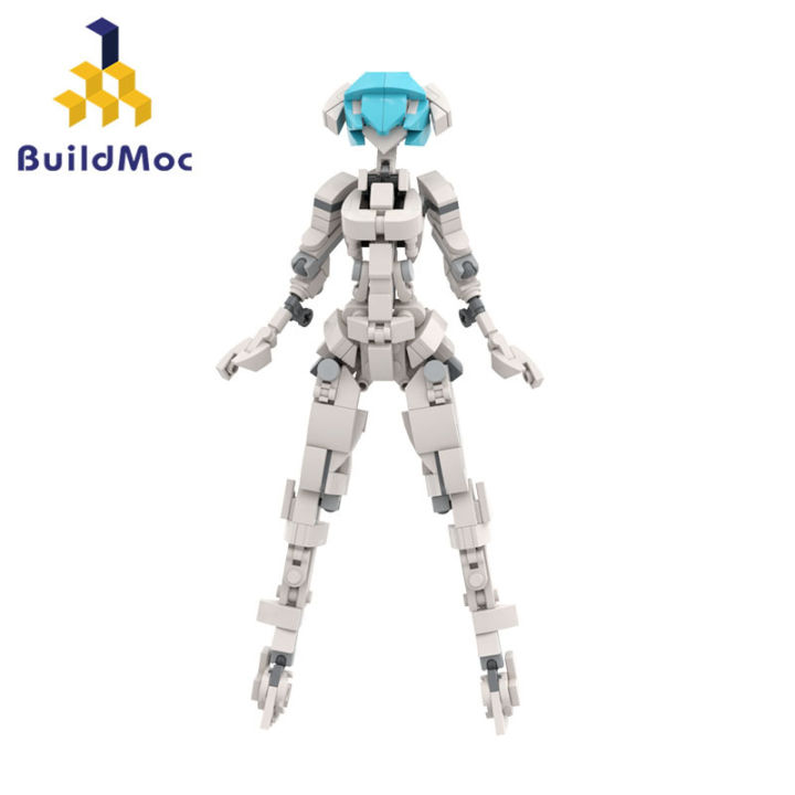 Buildmoc Domestic Building Blocks Toy Robot Girl Machine Mother ...