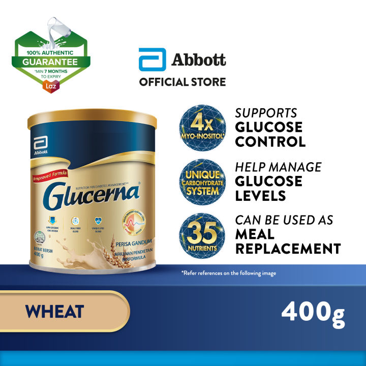 Glucerna Wheat 400G (Diabetes-Specific Formula) | Lazada