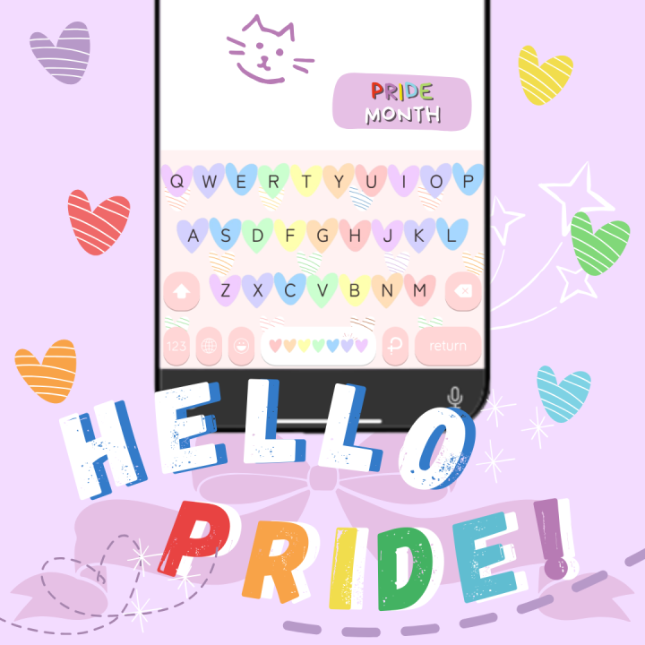 Hello Pride Keyboard Theme⎮(E-Voucher) for Pastel Keyboard App | Lazada.co.th