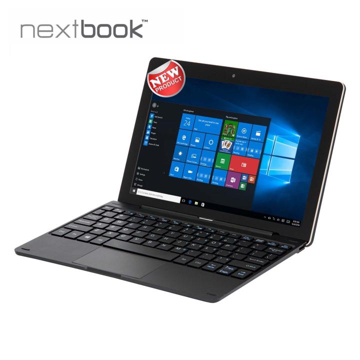 Nextbook 10.1" Intel Atom 2in1 Quad Core Windows 10 Tablet PC Black ...