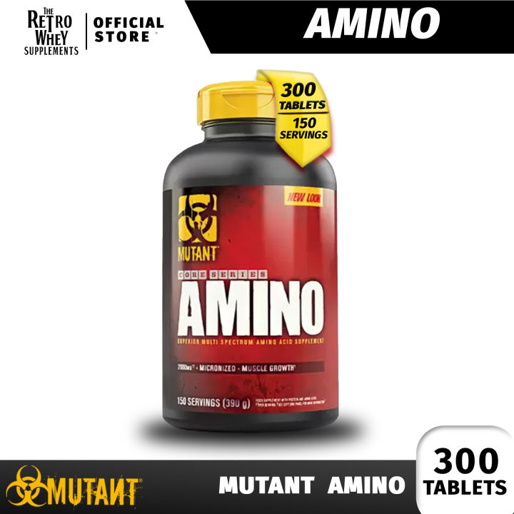 Mutant Amino 300 Tablets (Bottle Sealed) by The Retro Whey Supplements ...