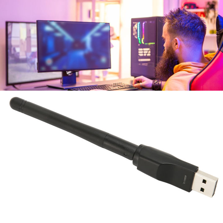 Wireless Network Adapter 150Mbps USB WiFi Adapter Integrated Antenna ...
