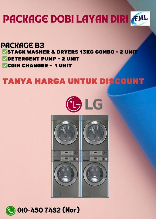 SPEED QUEEN , HUEBSCH MACHINE , Coin Laundry Machine , Mesin Dobi | Lazada