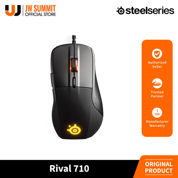 SteelSeries Rival 710 Gaming Mouse - 16,000 CPI TrueMove3 Optical Sensor - OLED Display ...