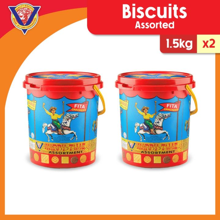 MY San Happy Time Assortment Biscuits 1.5kg X 2 | Lazada PH