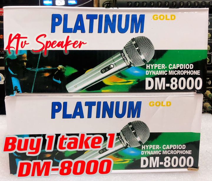 Hyundai Platinum Buy 1 take 1 DM-8000/DM-8000W [to be ship randomly] Dynamic Microphone ...
