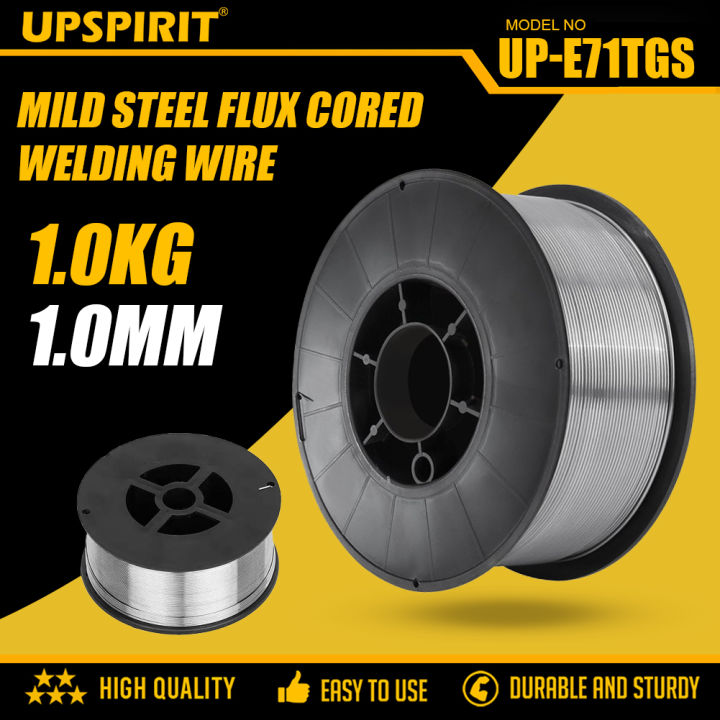 UPSPIRIT MIG Welding Wire Gasless Flux Cored Wire 1.0mm/0.8mm Mild Carbon Steel / Stainless ...