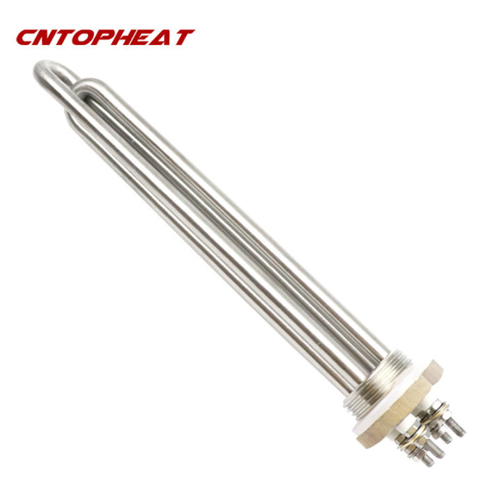 48v 3000w Dc Water Heater Sus304 Dn25 Immersion Heating Element 1"bsp ...