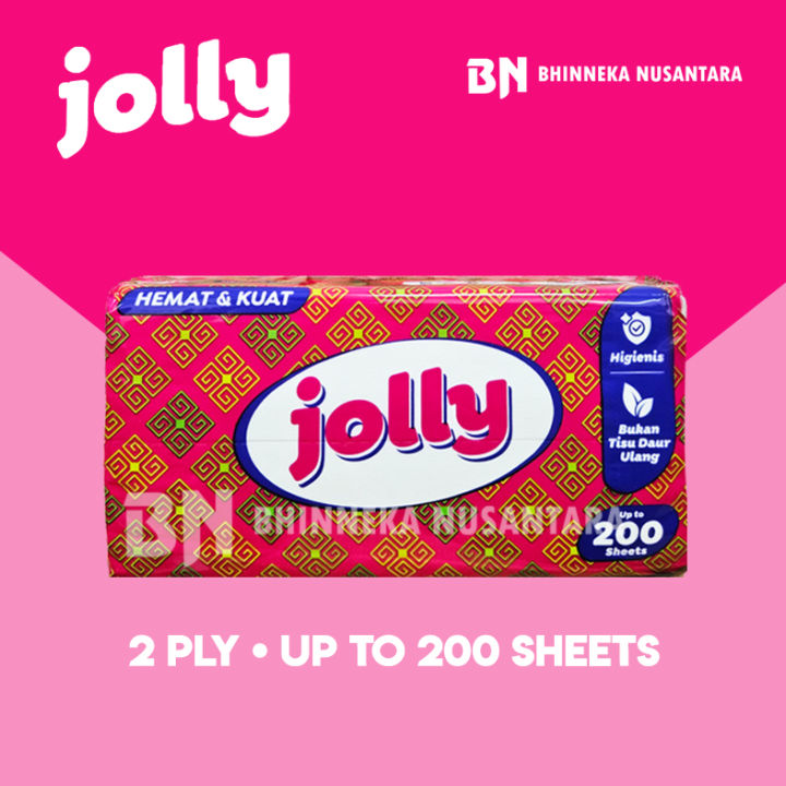Jolly Facial Tissue 200 Sheets | Lazada Indonesia