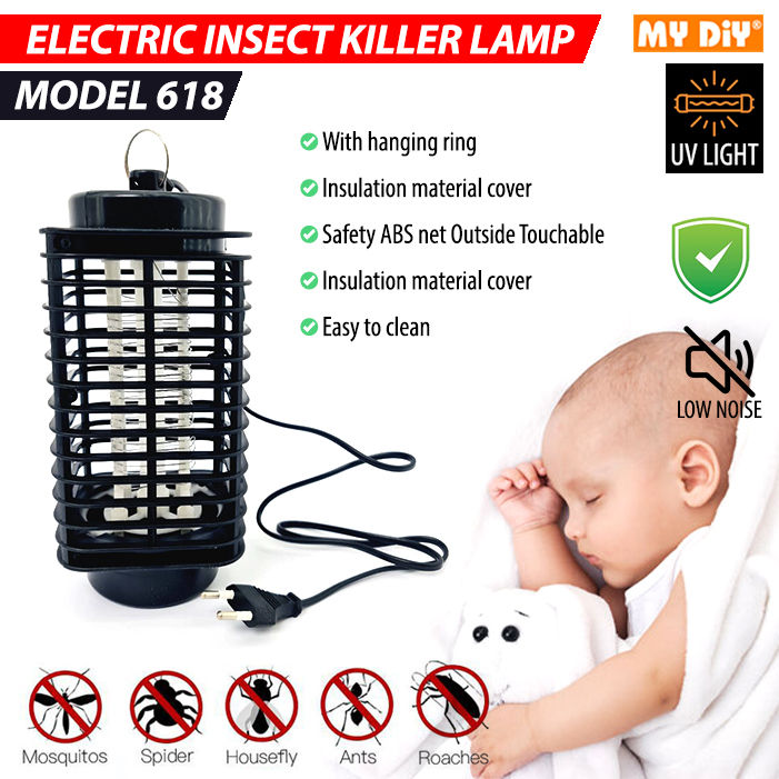 MYDIYHOMEDEPOT - ELECTRIC USB MOSQUITO INSECT KILLER LAMP UV LIGHT ...