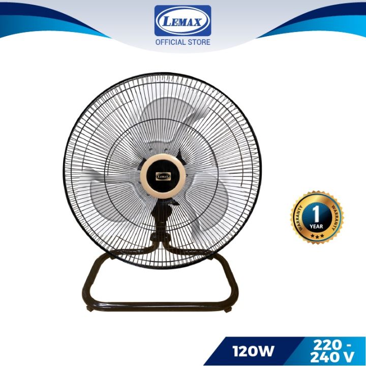 LEMAX 18" Inch Industrial Floor Fan Strong Wind Aluminium | Lazada