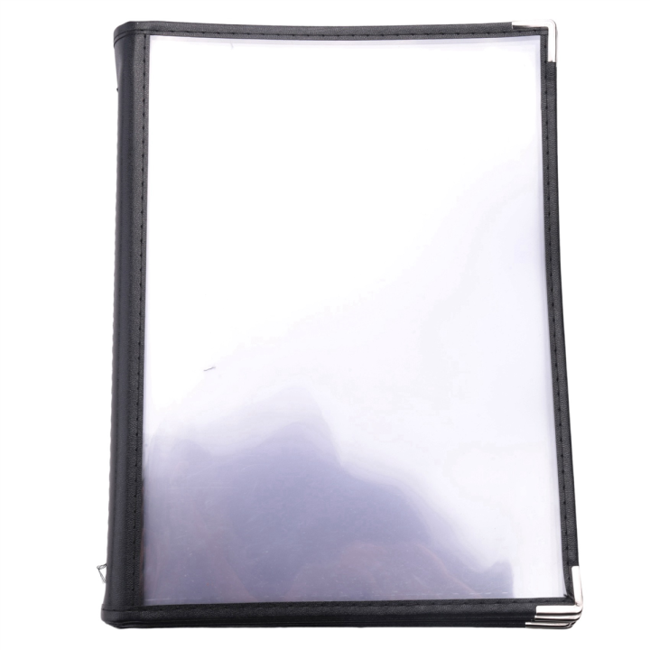 (JKEO) Transparent Restaurant Menu Covers for A4 Size Book Style Cafe ...