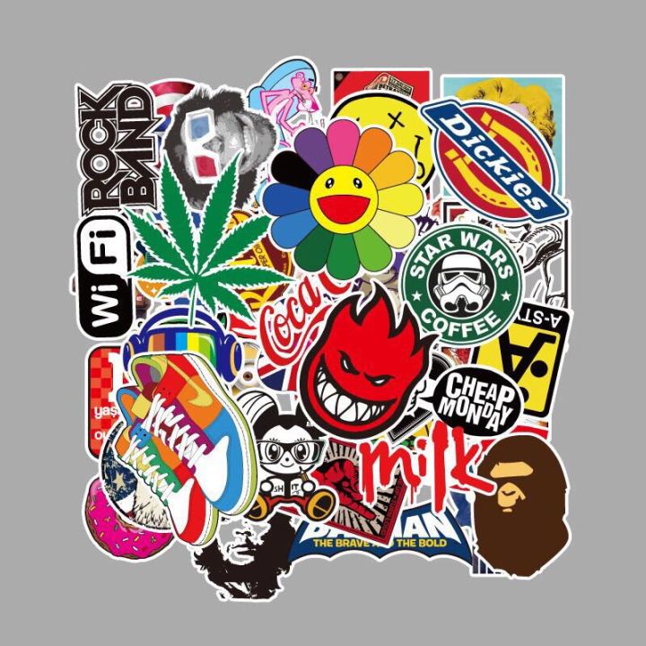 xs077-50pcs of personalized graffiti stickers are not repeated in the ...