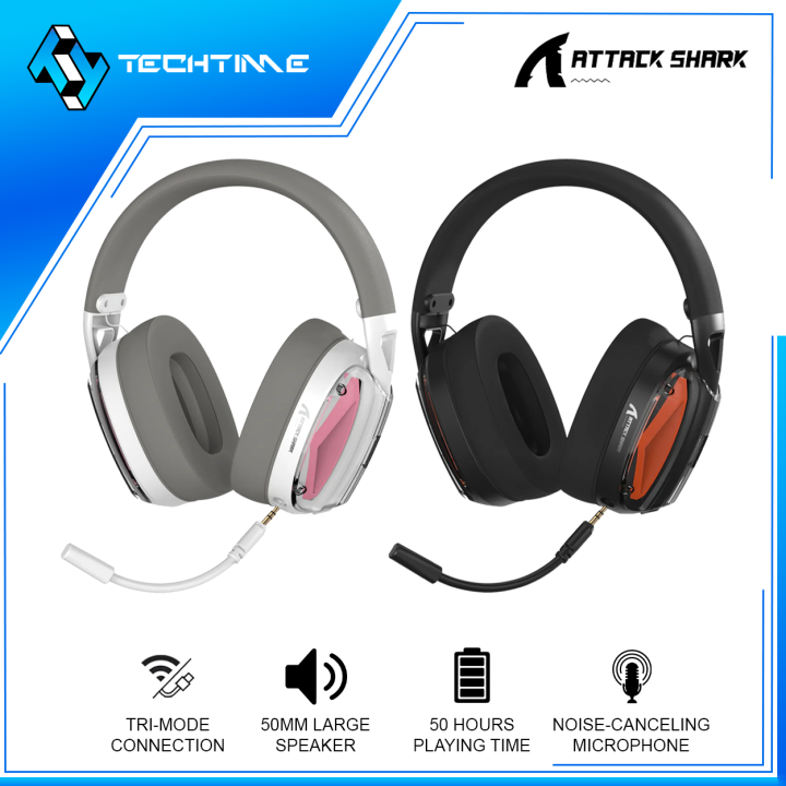 Attack Shark L60 Ultra-Light Tri-Mode Wireless Noise Cancelling ...