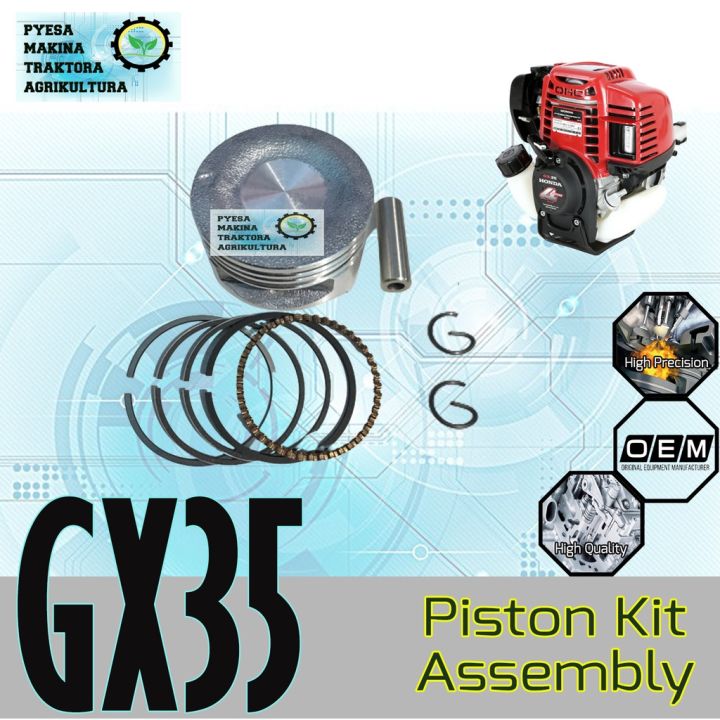 Piston Kit GX35 Engine Model of Grass Cutter Brush Cutter | Lazada PH