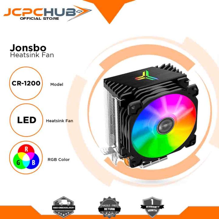 Jonsbo CR-1000 | CR-1200 HSF CPU Cooler RGB LED Heat Sink Fan HSF ...