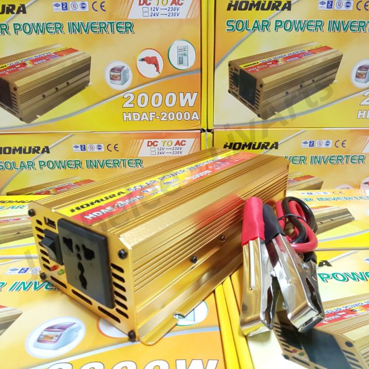 Power Inverter 2000w 1500 w 1000watt 800 watt DC 12V ke AC 220V ...