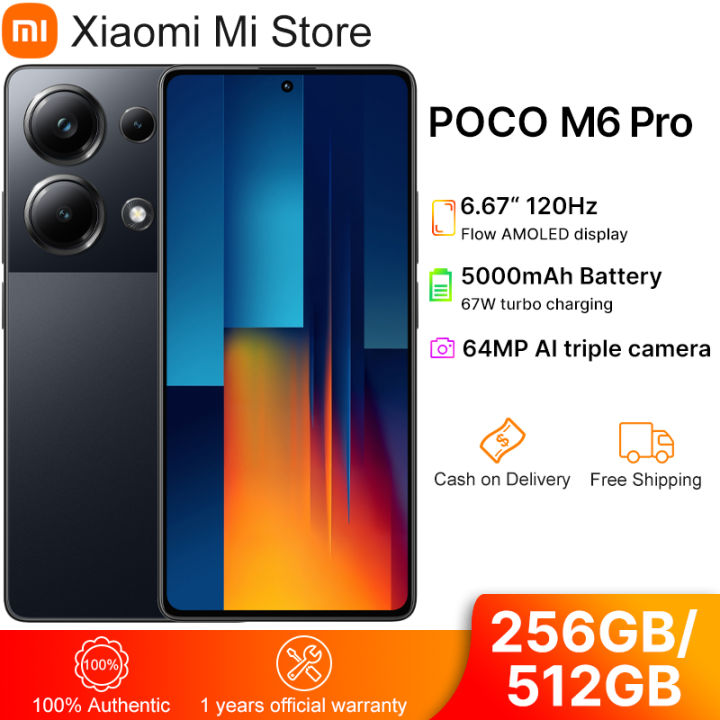 Global Version POCO M6 Pro 120Hz Flow AMOLED 64MP Triple Camera with ...