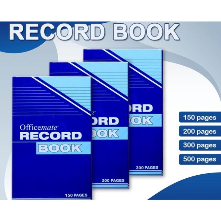 Hard Bound Record Book Big Sizes 150 200 300 500 pages | Lazada PH