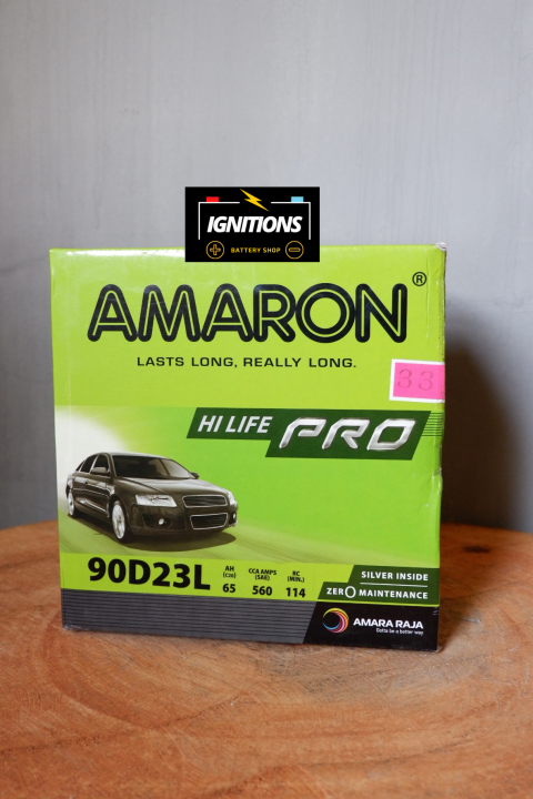 AMARON HI-LIFE PRO CAR BATTERY 90D23L / 1SMF | Lazada PH