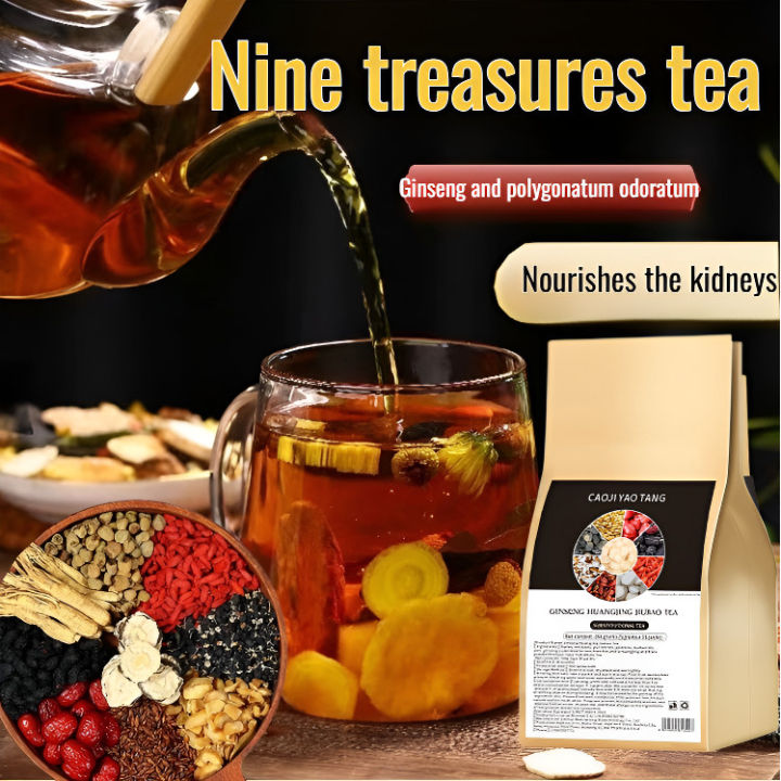 【Buy 1 Free 2】【Nourishment Health】Ginseng Nine Treasure Tea Men's ...