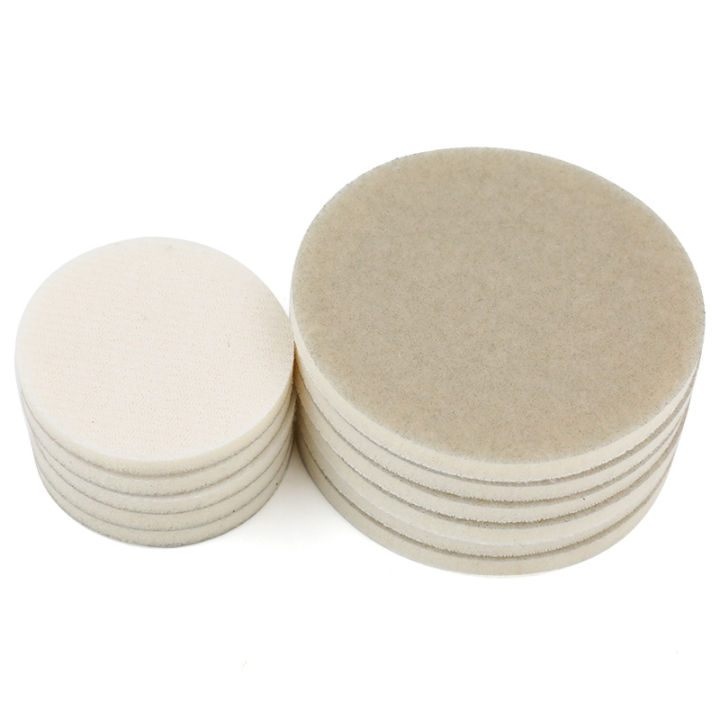 White sand 2 inch 3 inch back velvet sponge sandpaper round flocking ...