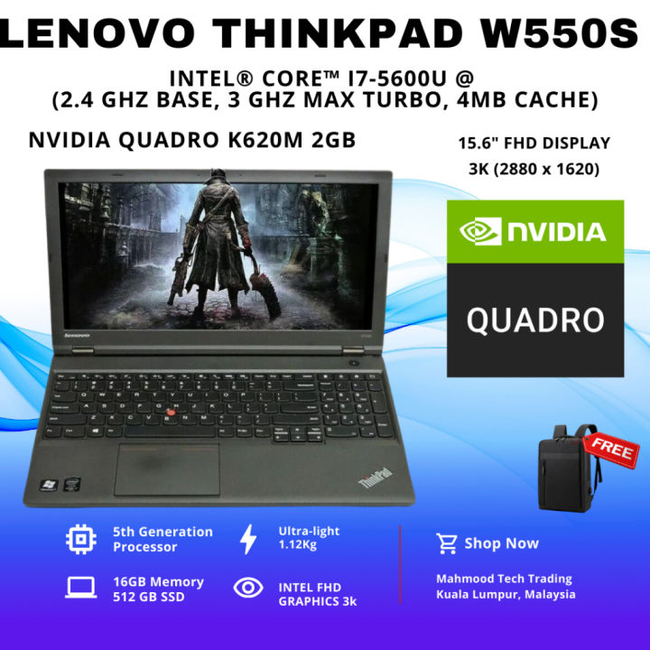 NVIDIA Graphics/Lenovo ThinkPad W550S, W541 Core i7 15.6 "Display ...