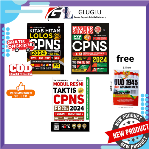 BUKU KITAB HITAM LOLOS CPNS 2024//BUKU MODUL TAKTIS CPNS 2024//BUKU ...