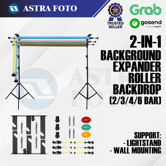 Background Expander Backdrop 3 / 4 / 6 Bar - Foto Studio | Lazada Indonesia
