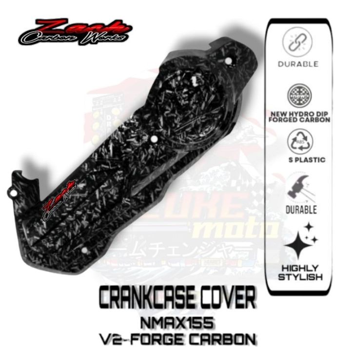 Yamaha Nmax v2 & v2.1 FORGED CARBON! muffler, air filter, crank case ...