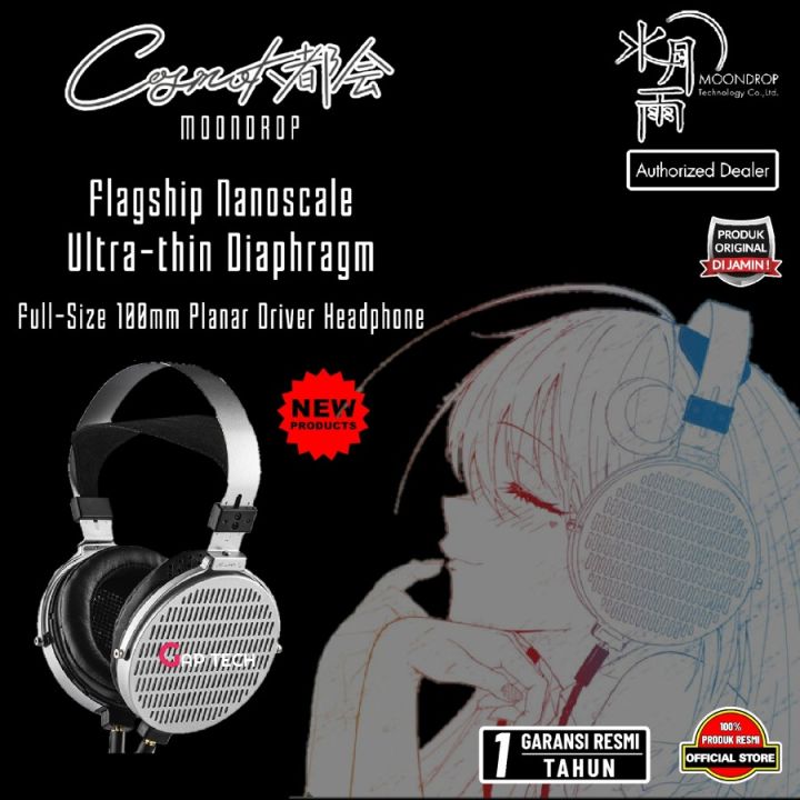 Moondrop Cosmo 100mm Over Ear Flagship Open Back Planar Headphone ...