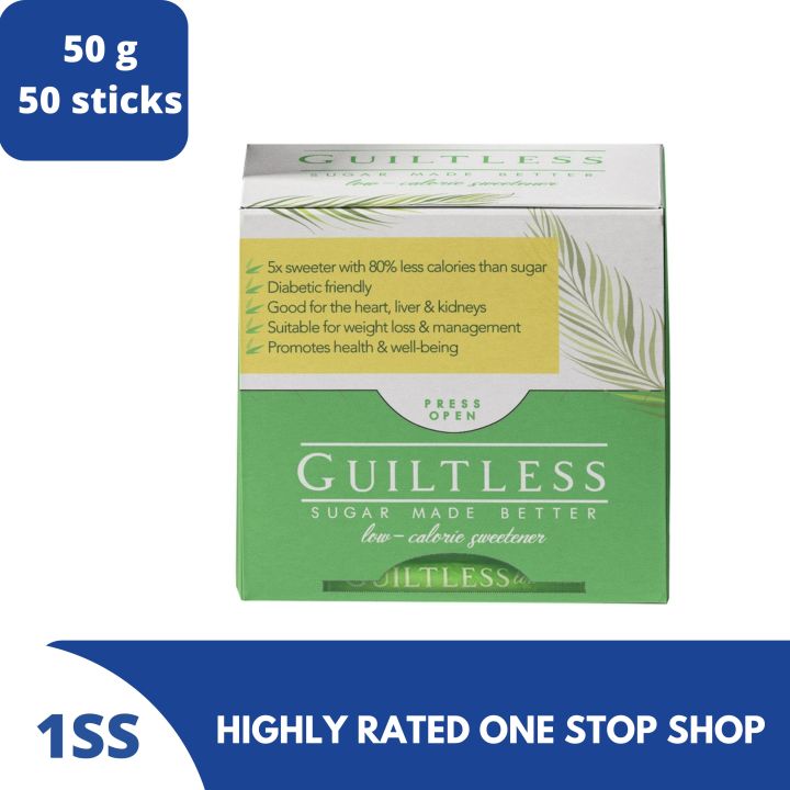 Guiltless Sugar Made Better, 50g x 50 sticks | Lazada PH
