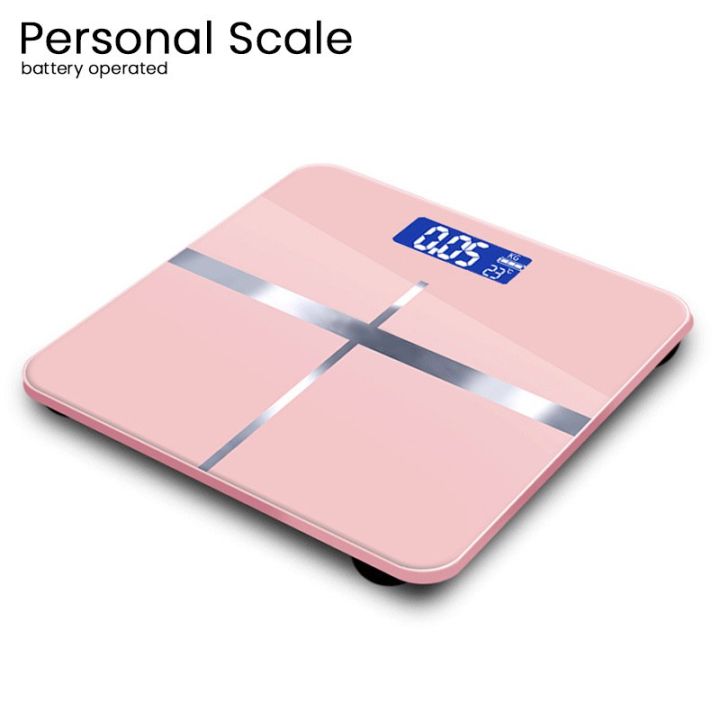 Tempered Glass Smart Electronic Body Scales Lcd Display Body Weighing