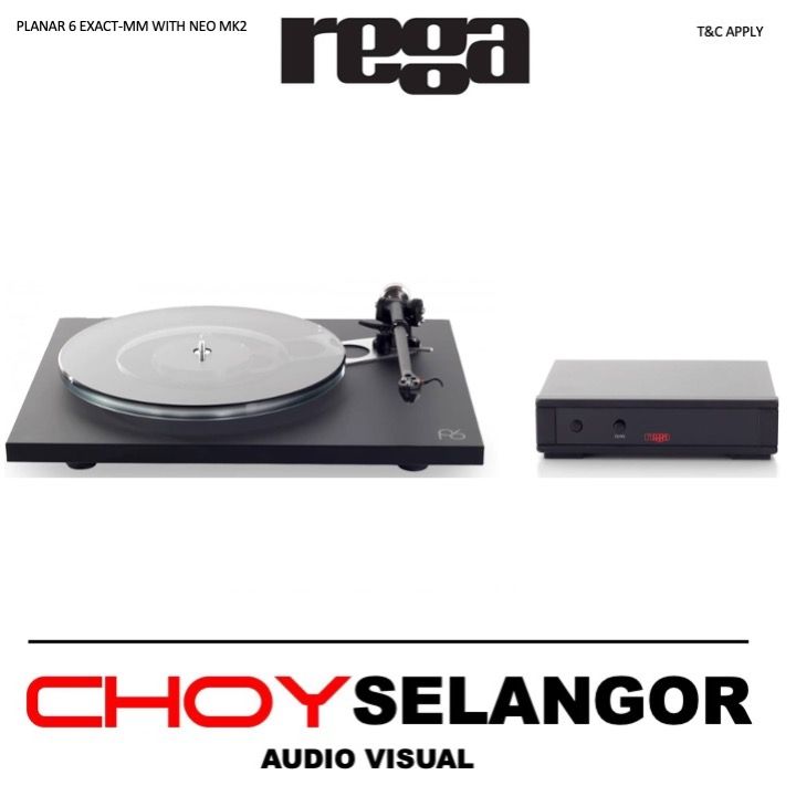 Rega Planar 6 Turntable with Neo MK2(Exact MM) | Lazada