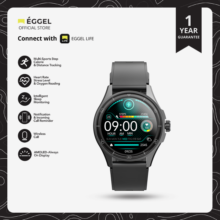 Eggel Tempo 4 Active Amoled Smartwatch / Smart Watch / Smartband ...