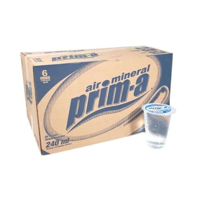Prima Air Mineral Gelas 240ml Dus (isi 48 pcs) | Lazada Indonesia