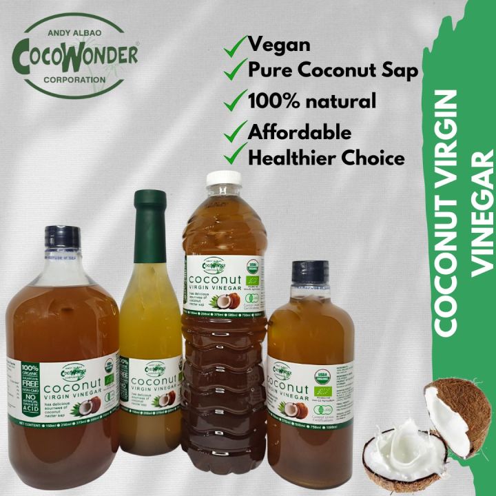 1LITER GPB COCOWONDER'S COCONUT VIRGIN VINEGAR | Lazada PH