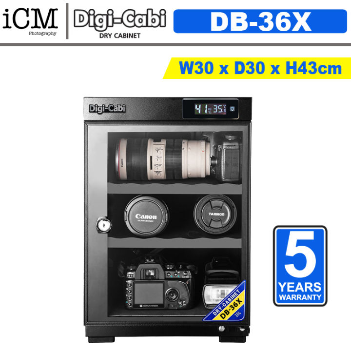 DB-036X 30L Digi Cabi Electronic Dry Cabinet 5 Years Warranty | Lazada ...