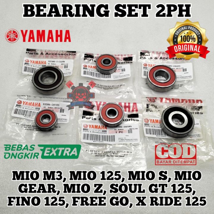 BEARING RASIO SET YAMAHA 2PH MIO M3 Z S 125 GEAR FINO XRIDE SOUL GT ...